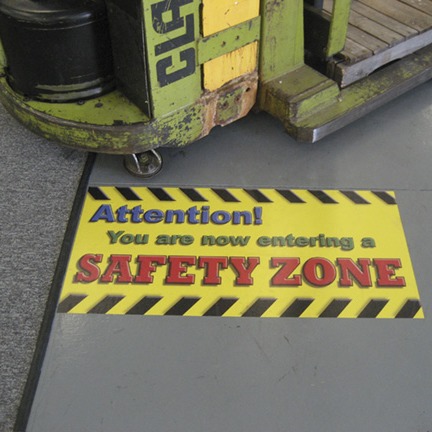 Non-Skid Floor Decal - Deadline Signs