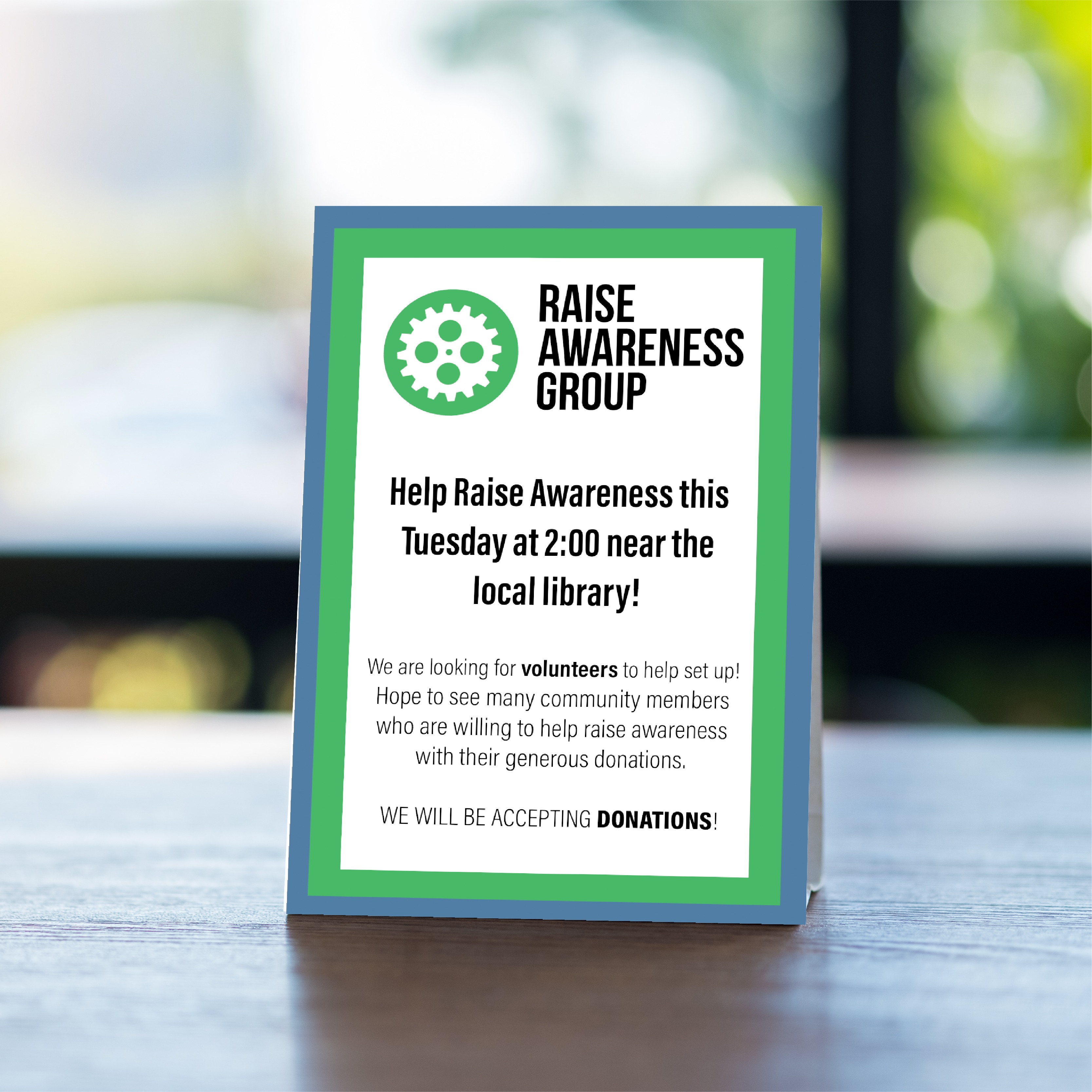 Folding Carton - Deadline Signs