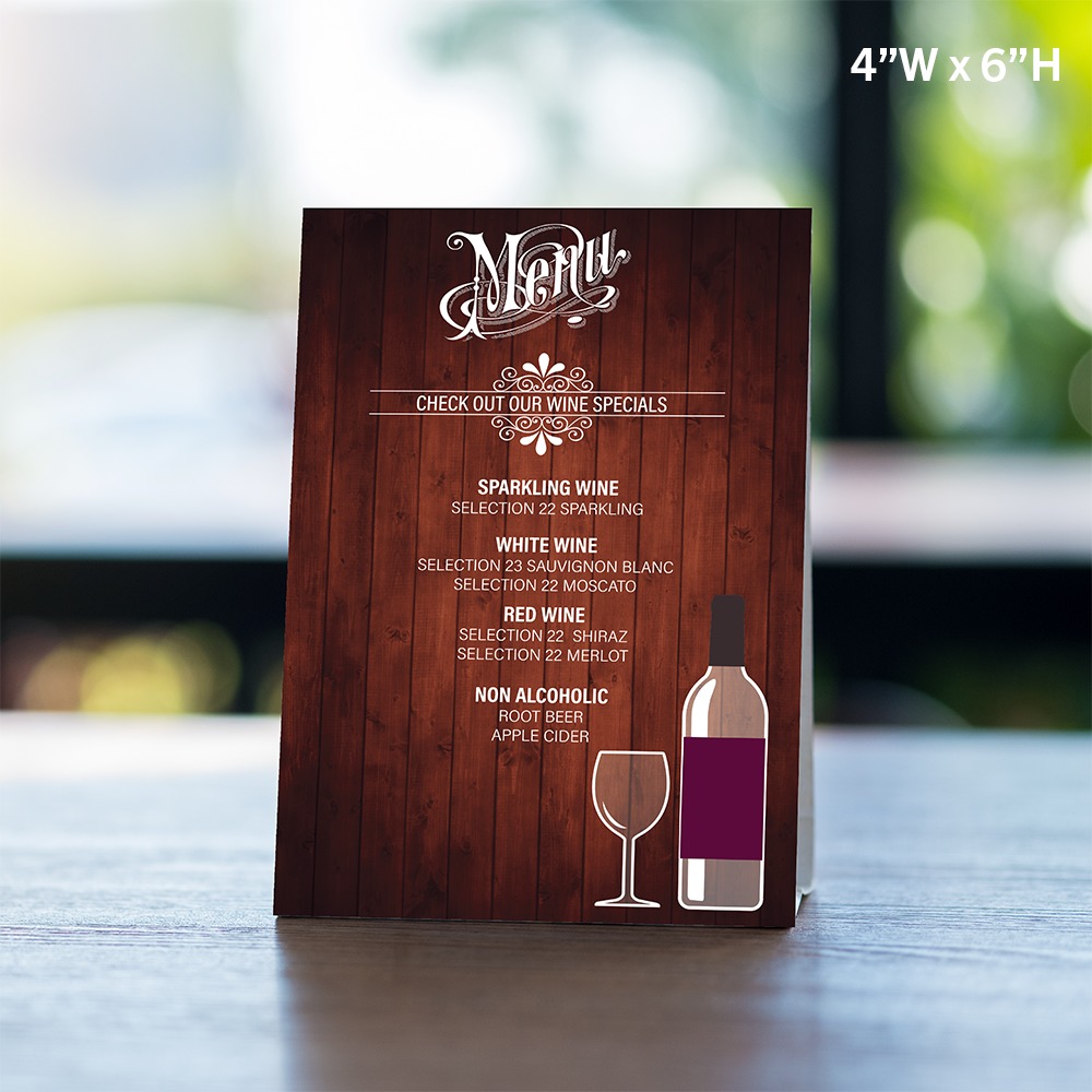 Folded Table Toppers - Deadline Signs