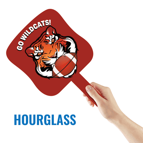 Handheld Paddle Signs and Custom Paddle Signs - Deadline Signs