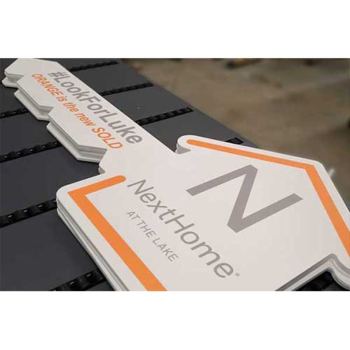 Real Estate Key Cutout - Deadline Signs | Signs with your Deadline in Mind