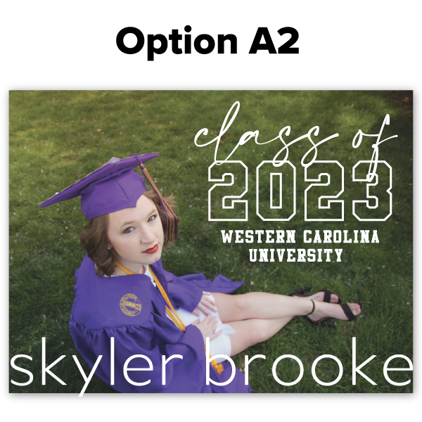 Class of Graduation Lawn Sign Kit - Deadline Signs