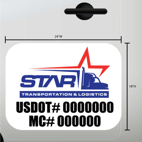 Truck DOT Numbers - Deadline Signs