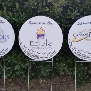 Custom - Golf Ball Sponsor - Yard Sign Kit - Deadline Signs