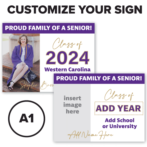 Class of Graduation Lawn Sign Kit - Deadline Signs