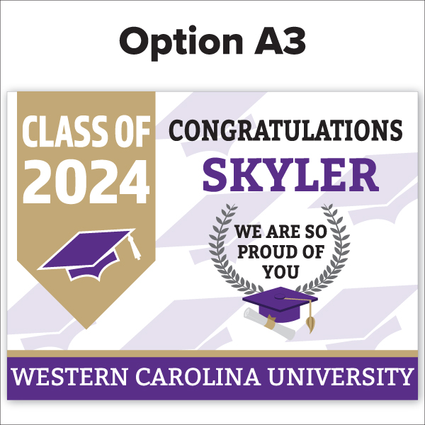 Class of Graduation Lawn Sign Kit - Deadline Signs