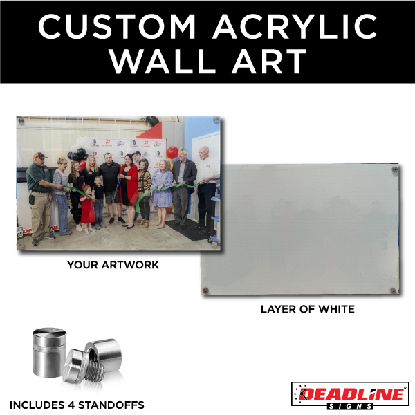 Custom Acrylic Wall Art - Deadline Signs