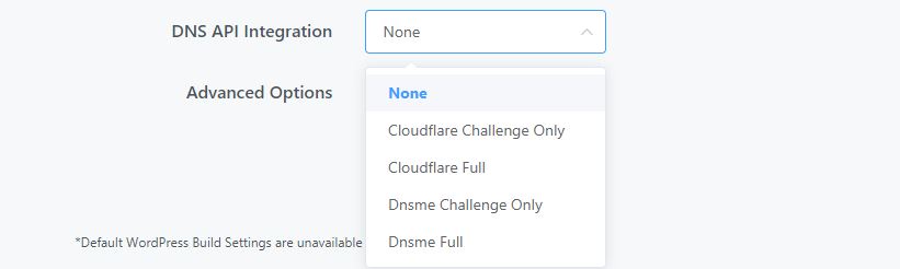 New WordPress Website Build Configuration Settings | GridPane