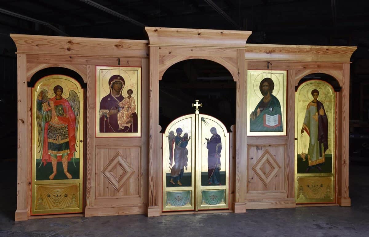 A Professionally-Built Iconostasis for a Mission Church – Orthodox Arts ...