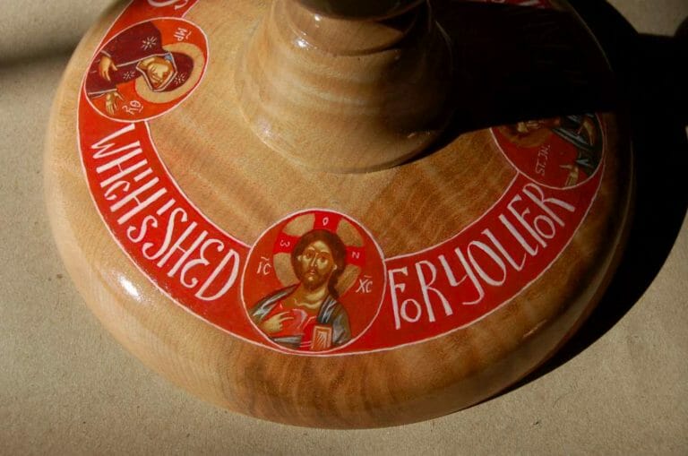 A Painted Wooden Chalice Set – Orthodox Arts Journal