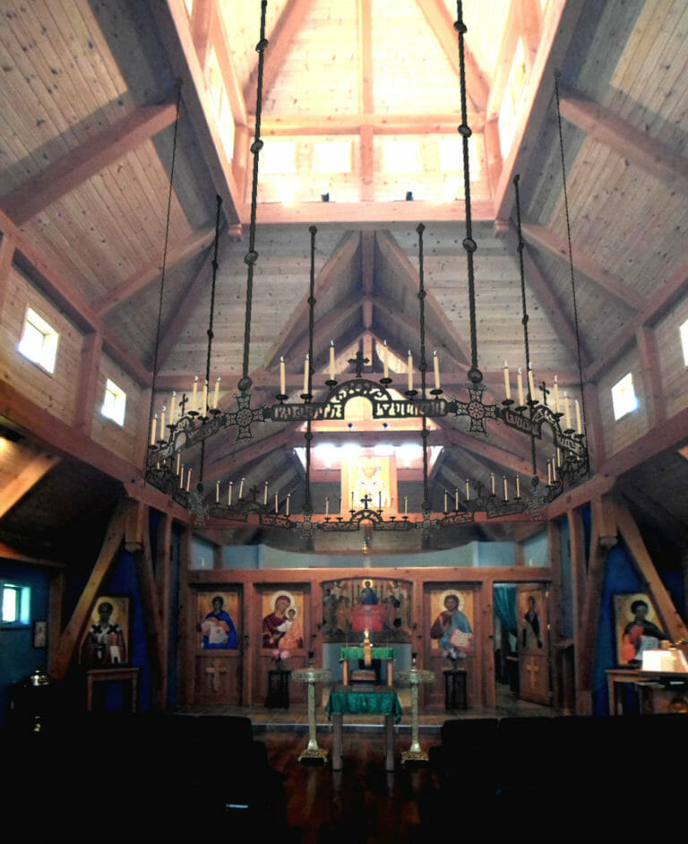 A Choros Chandelier for a Timber Frame Church – Orthodox Arts Journal