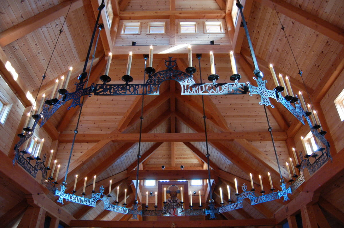 A Choros Chandelier for a Timber Frame Church – Orthodox Arts Journal