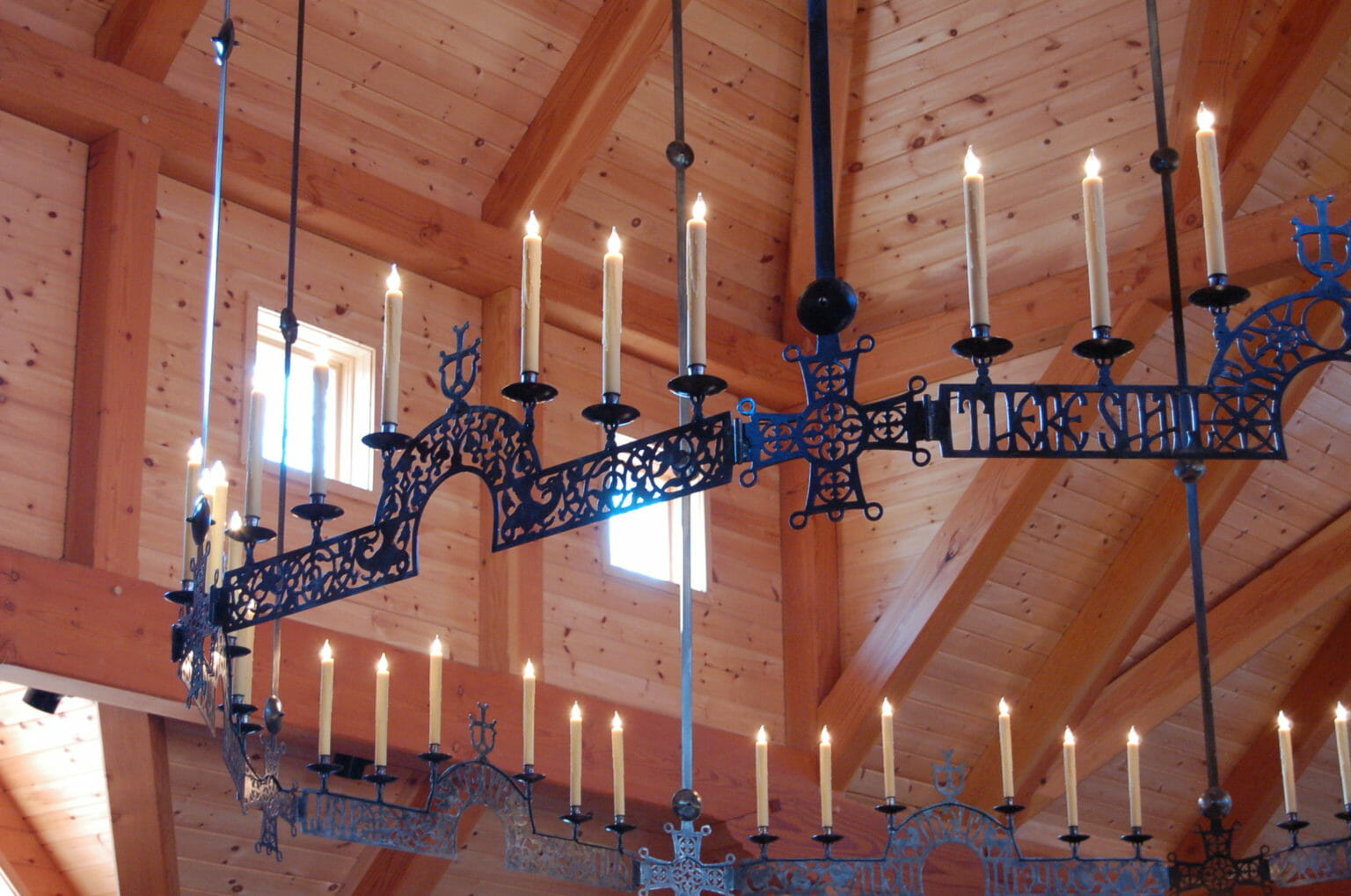 A Choros Chandelier for a Timber Frame Church – Orthodox Arts Journal
