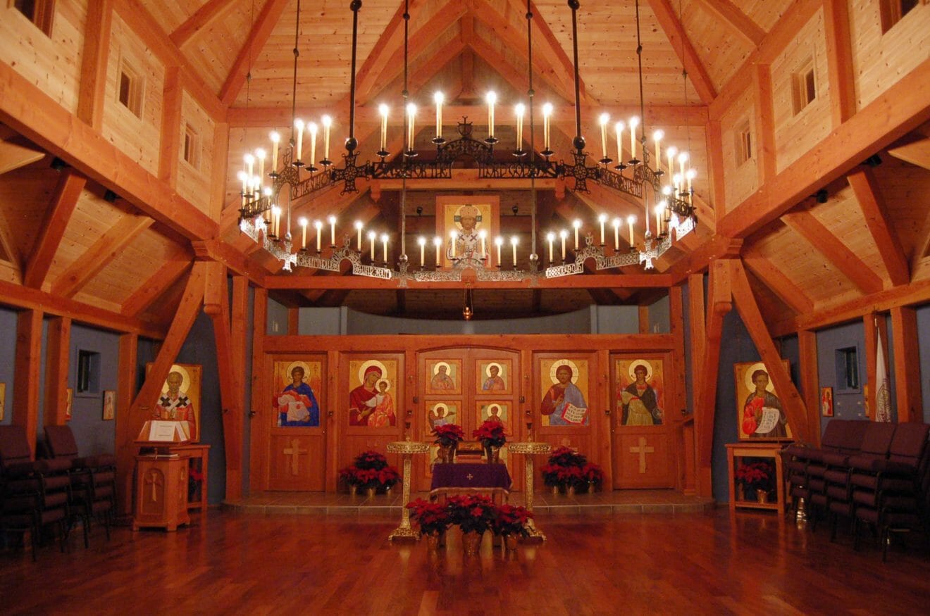 A Choros Chandelier for a Timber Frame Church – Orthodox Arts Journal