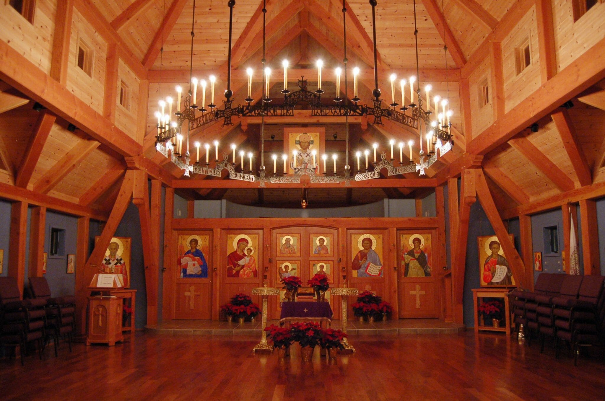 A Choros Chandelier for a Timber Frame Church – Orthodox Arts Journal