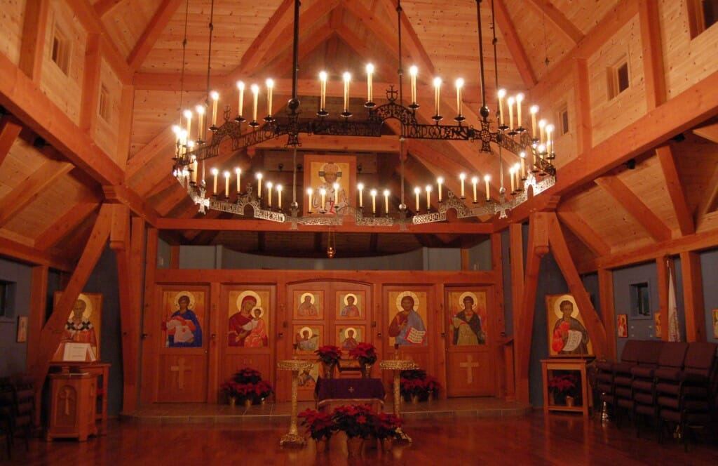 A Choros Chandelier for a Timber Frame Church – Orthodox Arts Journal