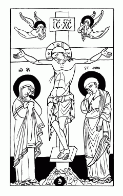 Crucifixion line border 2 – Orthodox Arts Journal