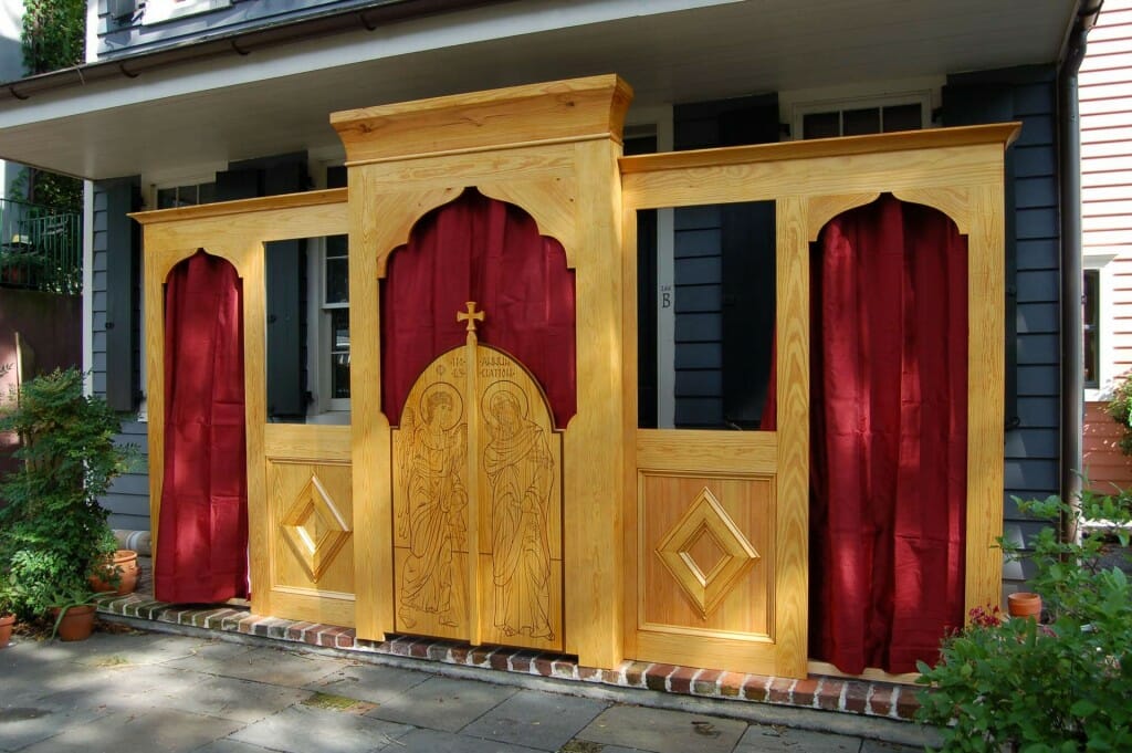 Building a Simple and Beautiful Iconostasis for a Mission Church ...