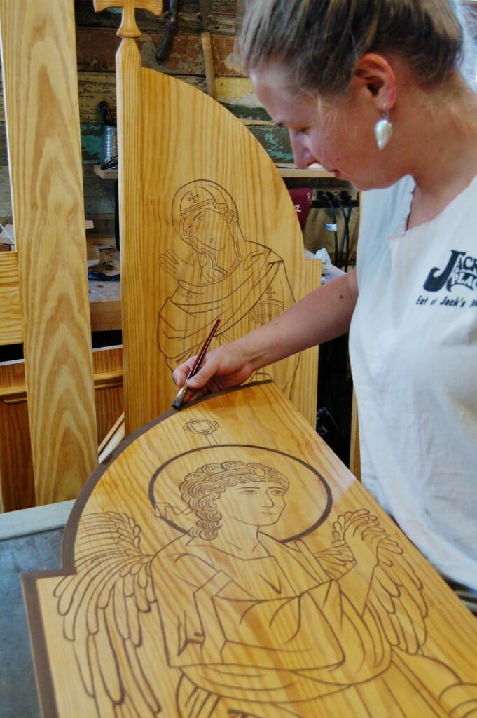 Building a Simple and Beautiful Iconostasis for a Mission Church ...