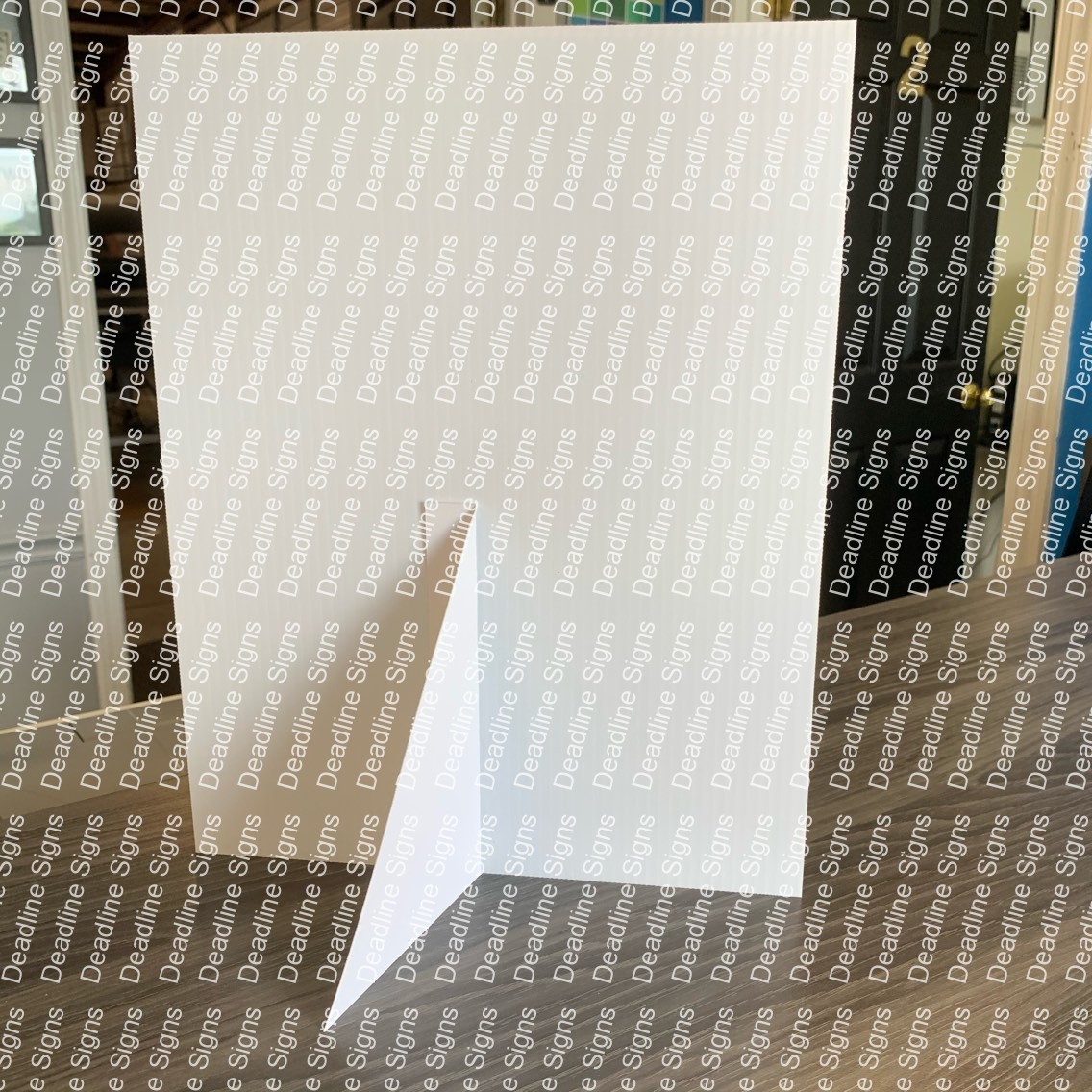 Easel Back for Displaying Sign - Deadline Signs