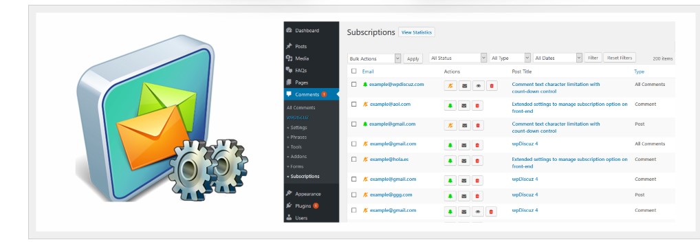 WpDiscuz – Subscription Manager | srmehranclub.com