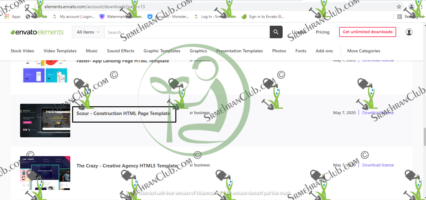 Scour - Construction HTML Page Template - Download now