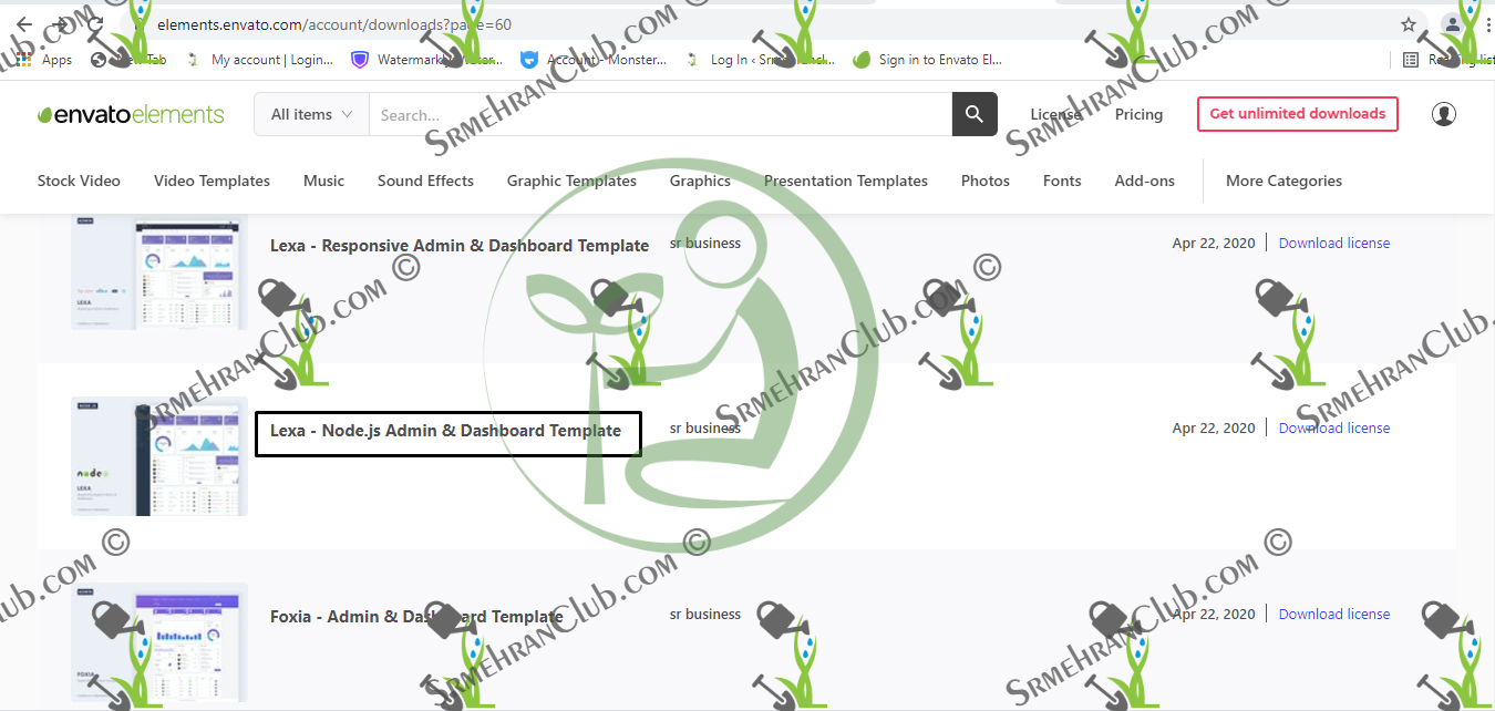 Lexa - Responsive Node.js Admin & Dashboard Template - Download now
