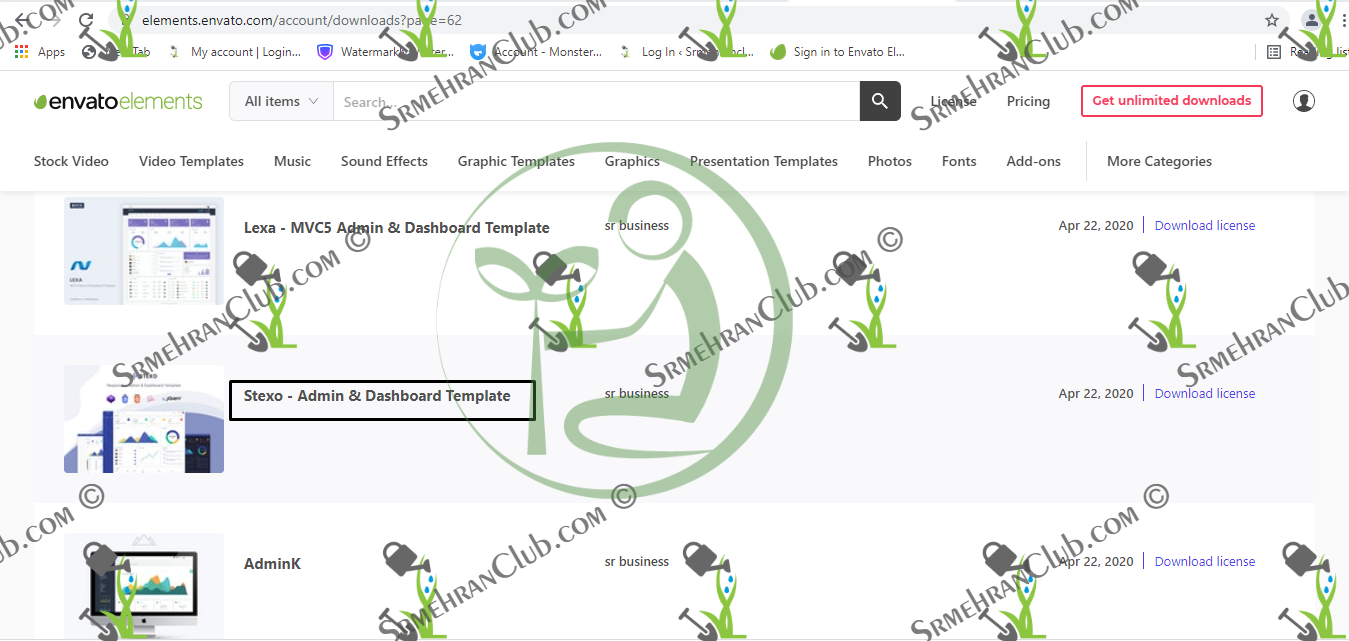 Stexo - Admin & Dashboard Template - Download now