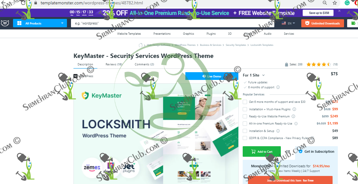 KeyMaster - Security Services WordPress Theme| Srmehranclub