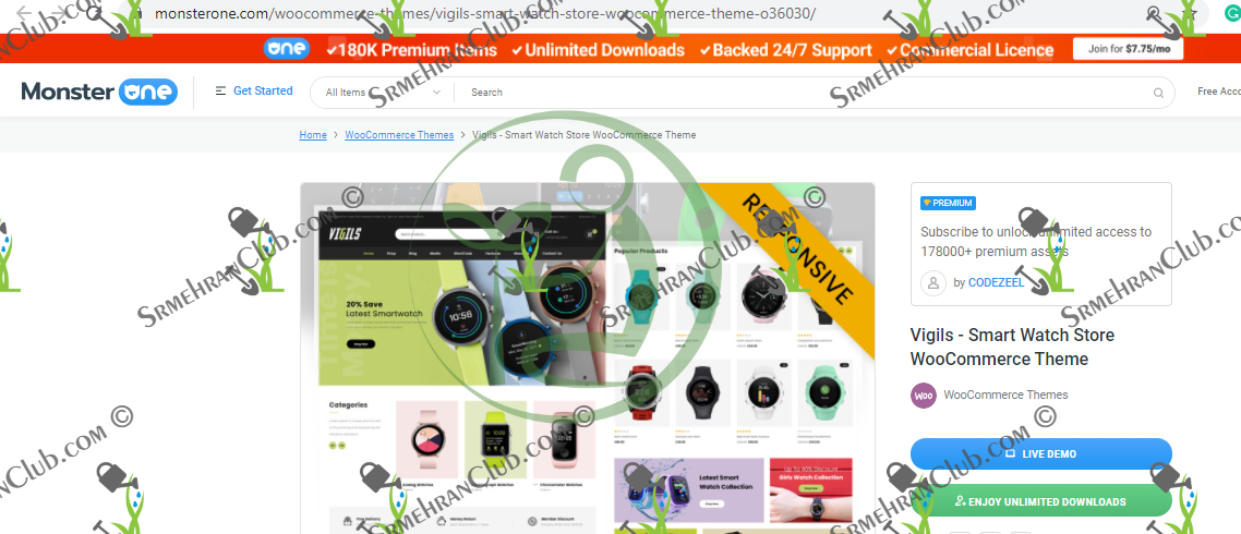 Vigils - Smart Watch Store WooCommerce Theme|Srmehranclub
