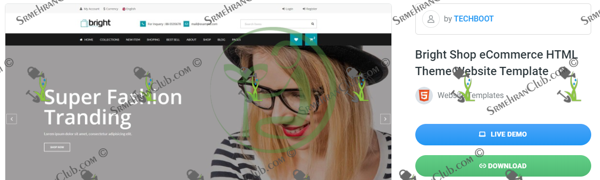 Download Bright Shop eCommerce HTML Theme Website Template 1.0 - huge ...