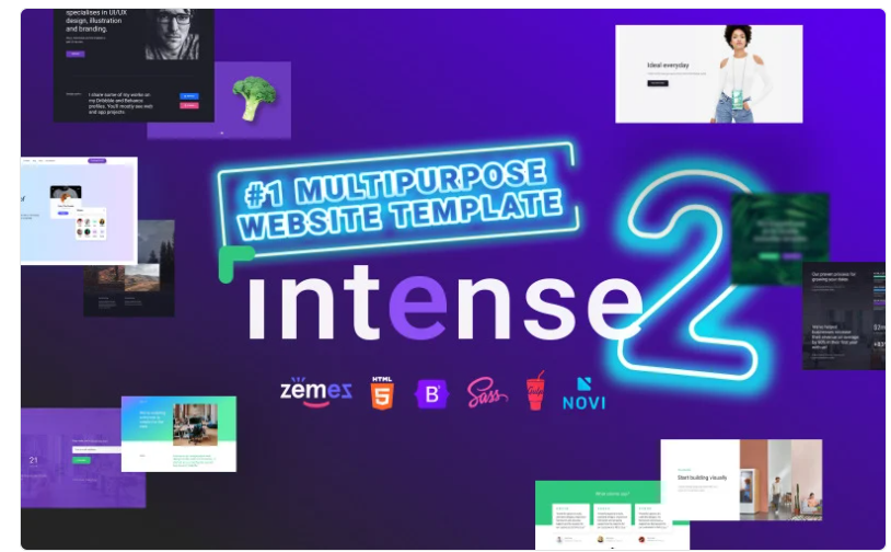 Multipurpose Intense - #1 HTML Bootstrap Website Template - Srmehranclub