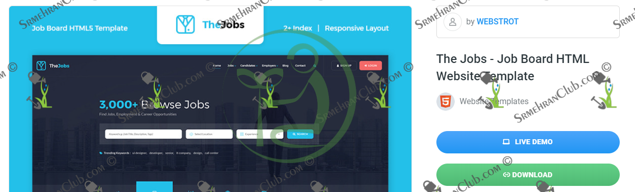 The Jobs - Job Board HTML Website Template p - Srmehranclub