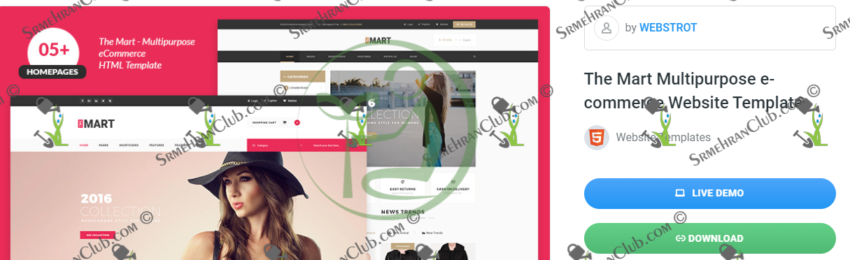 The Mart Multipurpose e-commerce Website Template p - Srmehranclub