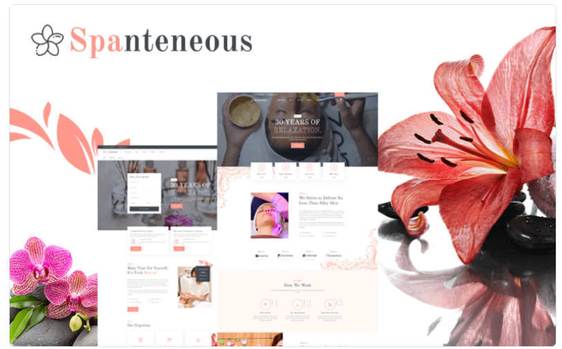 Spantaneous - Spa Website Template - Srmehranclub