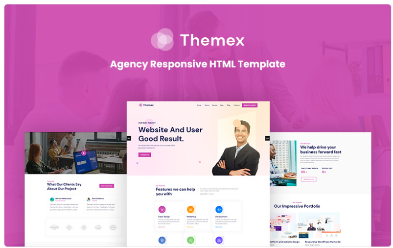 Themex - Agency HTML5 Responsive Website Template - Srmehranclub
