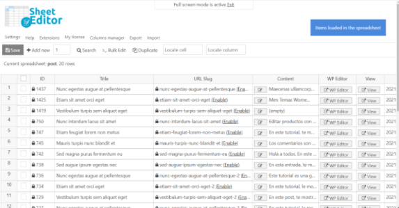 Download WP Sheet Editor Comments Pro - huge discount