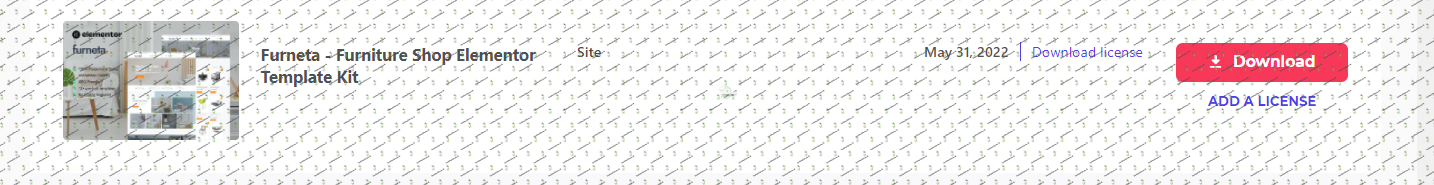 Download Furneta - Furniture Shop Elementor Template Kit