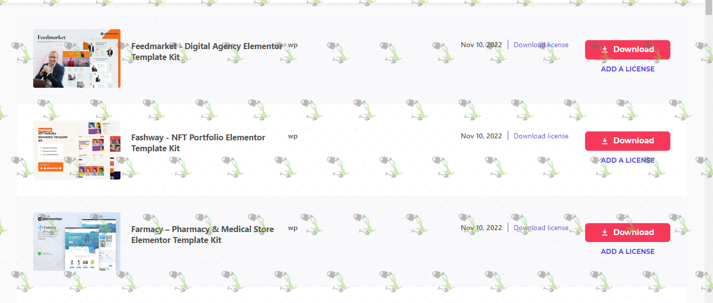 Fashway - NFT Portfolio Elementor Template Kit Download