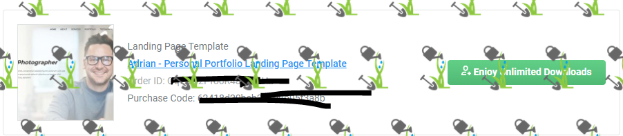 Download Adrian - Personal Portfolio Landing Page Template