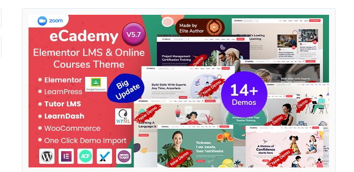 Download eCademy – Elementor LMS & Online Courses Theme