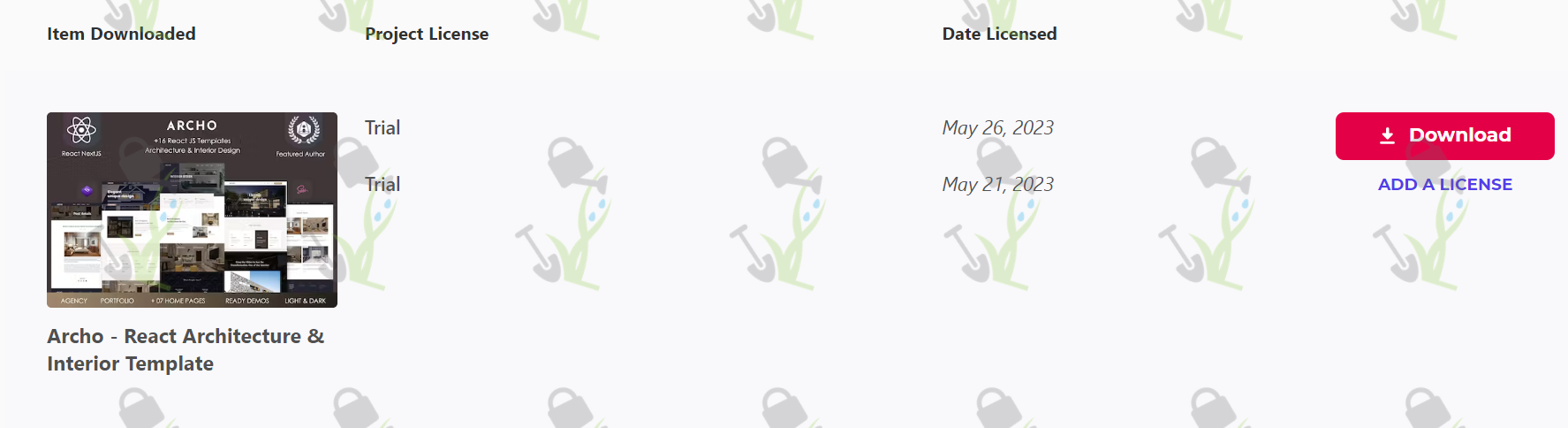 Archo - React Architecture & Interior Template download