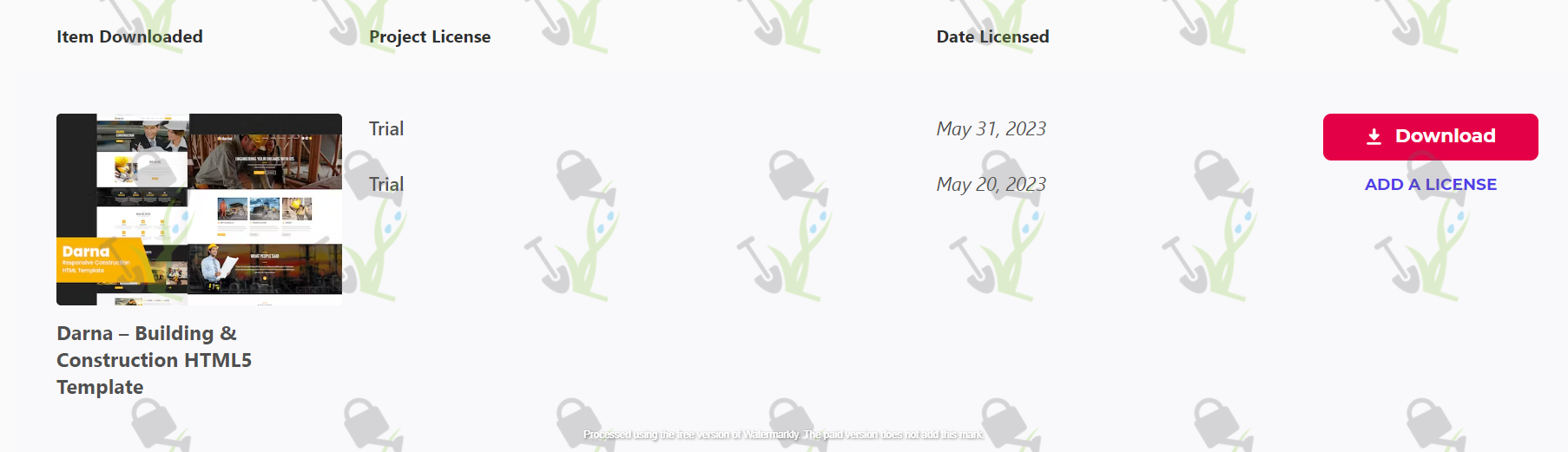 Darna – Building & Construction HTML5 Template download