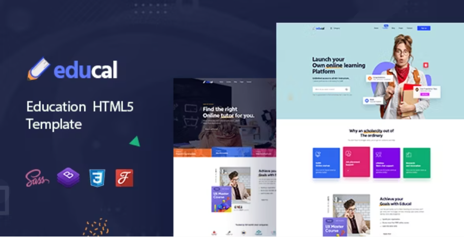 Educal – Education HTML5 Template download