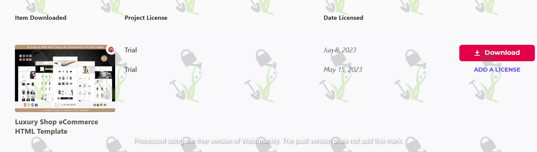 Luxury Shop eCommerce HTML Template download