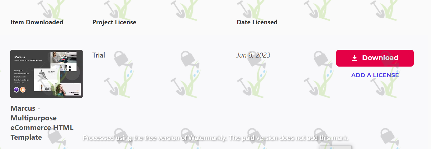 Marcus - Multipurpose eCommerce HTML Template download