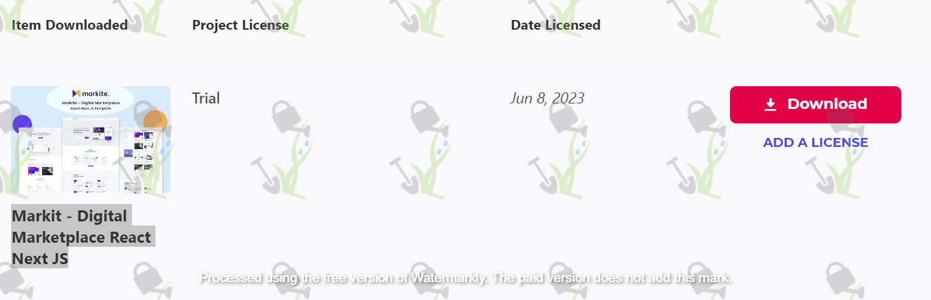 Markit - Digital Marketplace React Next JS download