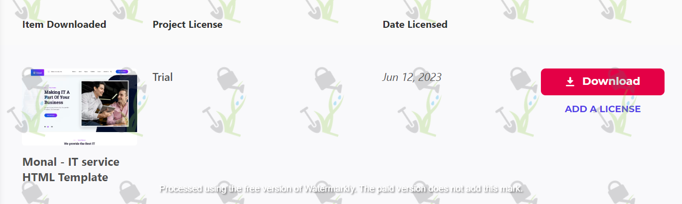 Monal - IT service HTML Template download