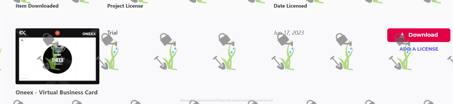 Oneex - Virtual Business Card download