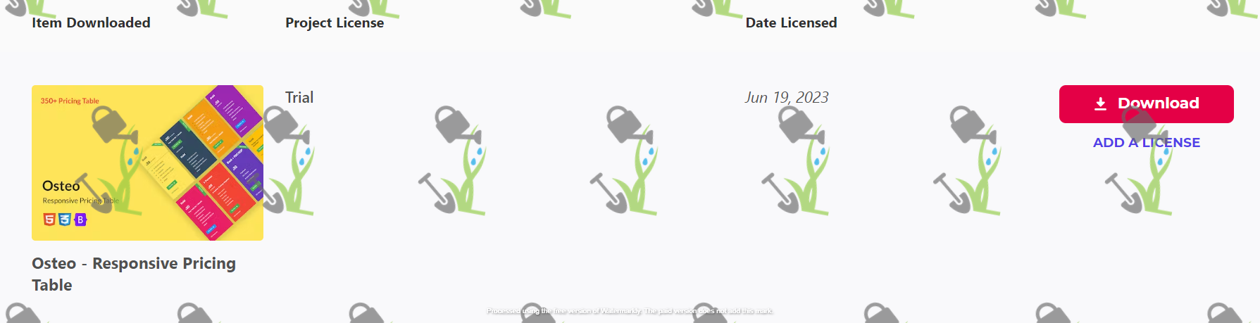 Osteo - Responsive Pricing Table download Osteo - Responsive Pricing Table download